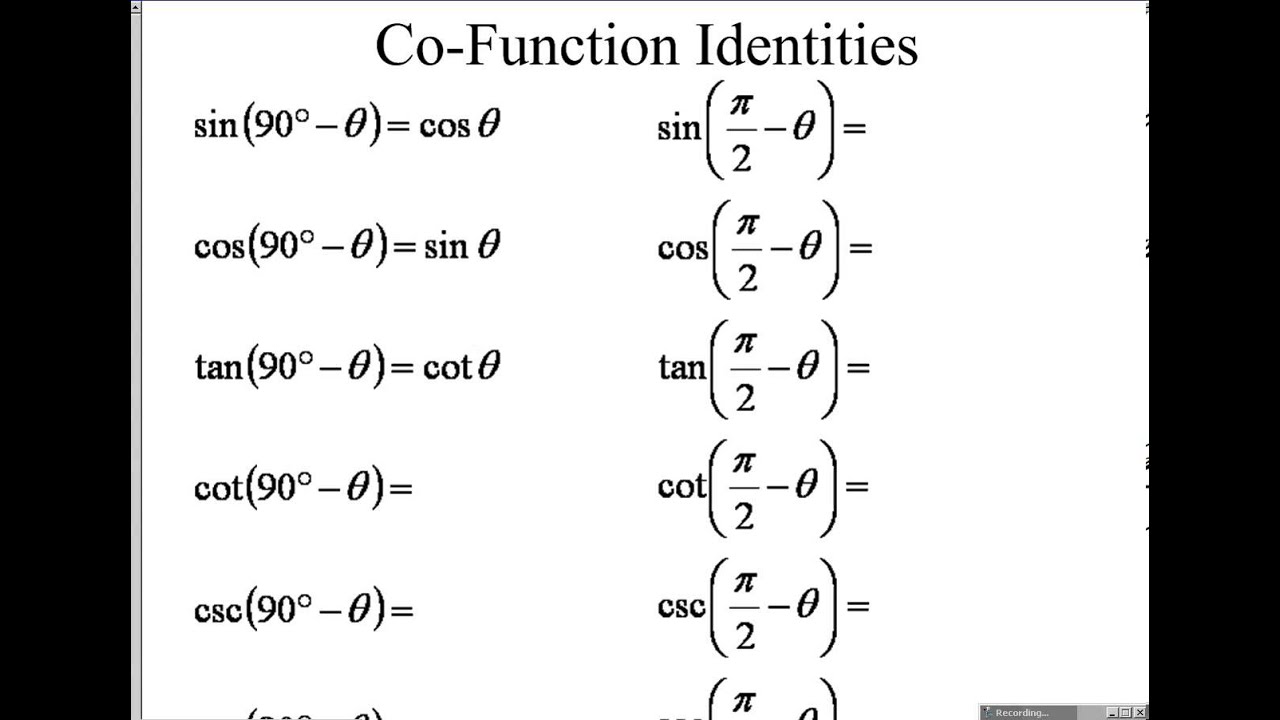 •4.3A Right Triangle Trigonometry - YouTube