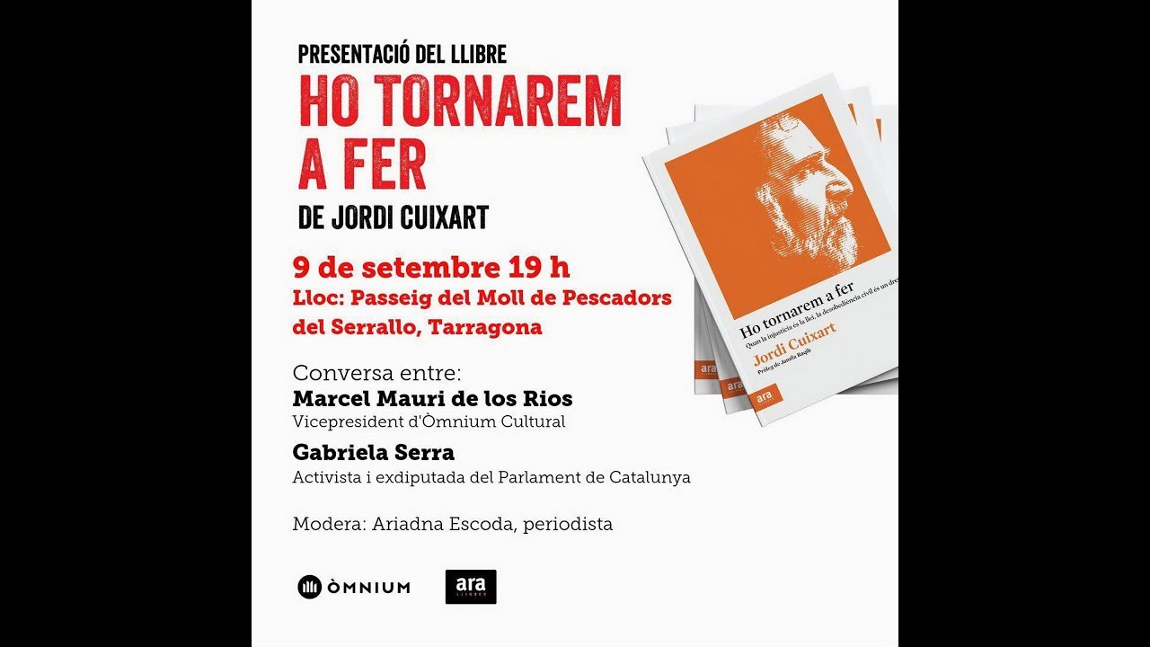 Conversa entre Marcel Mauri i Gabriela Serra presentació del llibre de ...
