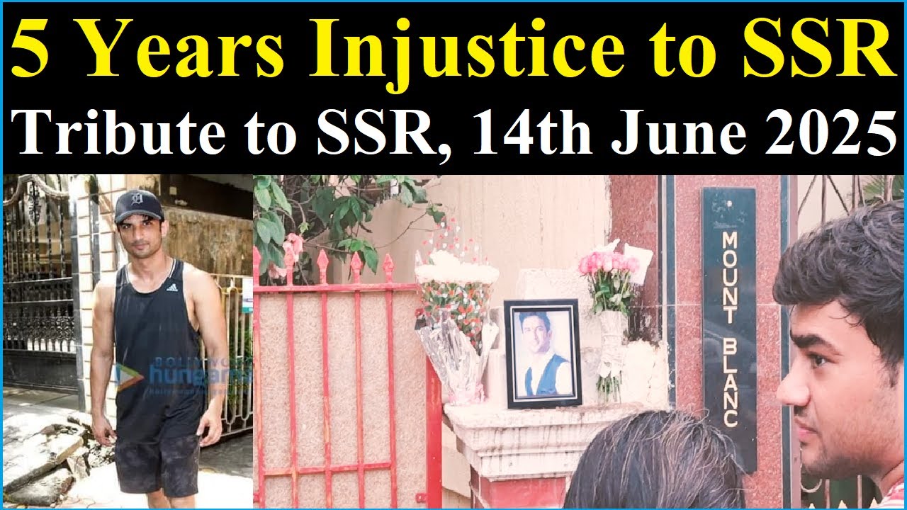 5 Years injustice to Sushant Singh Rajput. Tribute to SSR 14th June ...