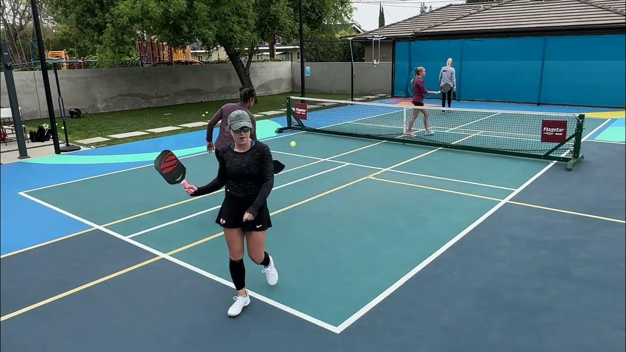 Jesse Irvine And Mary Brascia Vs Rachel Rettger And Shelby Bates Pickleball At Piccadilly 41223
