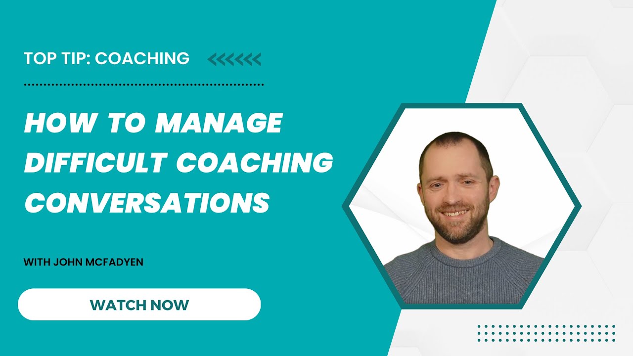 How to manage difficult coaching conversations - YouTube