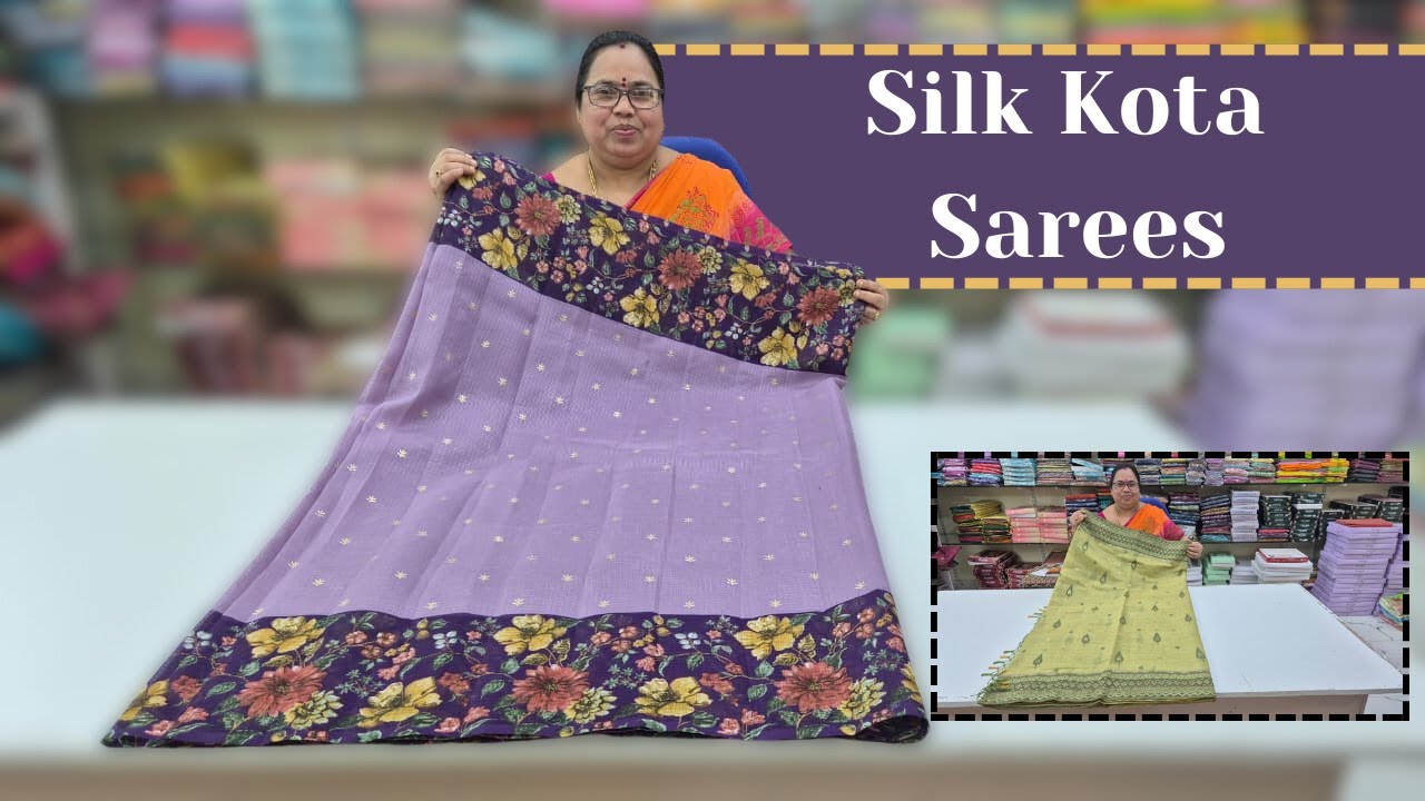 Silk Kota Sarees | Khadi Silk Sarees || Wholesale Shop || GSR HANDLOOMS ...