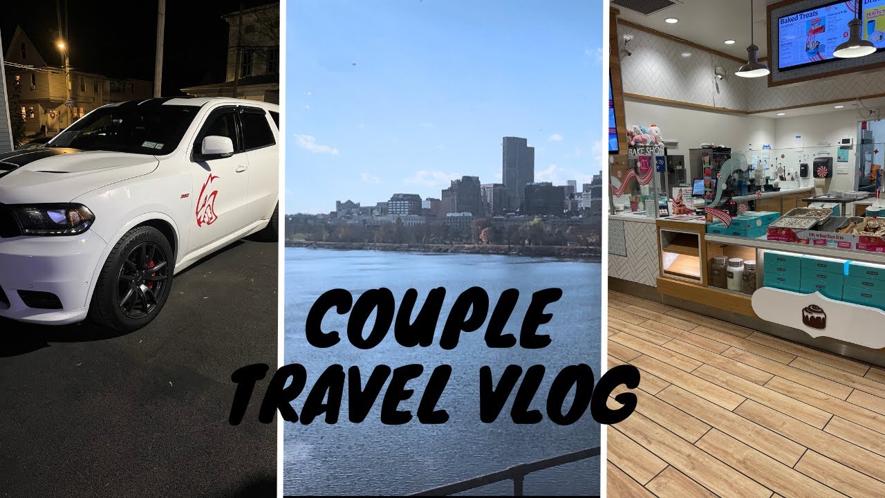 COUPLE TRAVEL VLOG👩🏽‍ ️‍👨🏽🚊(FIRST TIME ON A TRAIN!!) - YouTube