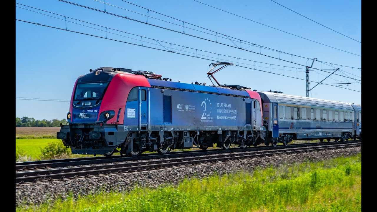 [PKP Intercity] EU160-012 & EU160-020 "#20 lat Polski w UE" z IC Górski ...