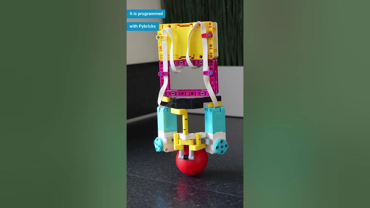 Self balancing robot with LEGO SPIKE Prime / Pybricks #lego # ...