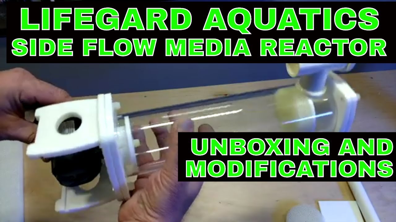 New Media Reactor - Lifegard Aquatics side Flow Reactor - Sump Upgrade ...