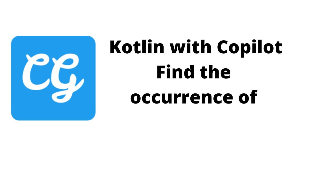 Kotlin Find The Occurrence Of A String In A List YouTube Kotlin Find The Occurrence Of A String In A List YouTube