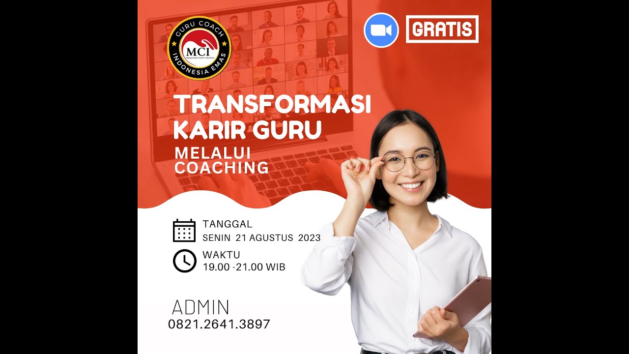 WEBINAR TRANSFORMASI KARIR GURU MELALUI COACHING 21 Agustus - YouTube