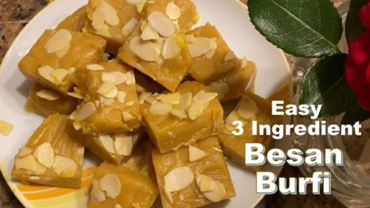 Besan Burfi recipe | Besan Ki Burfi | Easy Burfi Recipe - YouTube