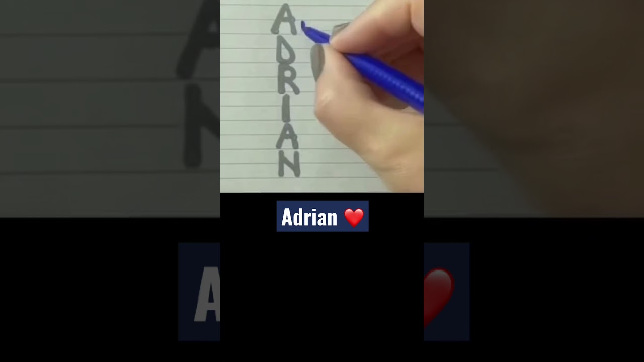 Significado del nombre ADRIAN #significado #nombre #adrian - YouTube