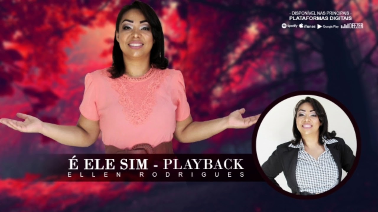 Cantora Ellen Rodrigues música É Ele sim (Playback) - YouTube