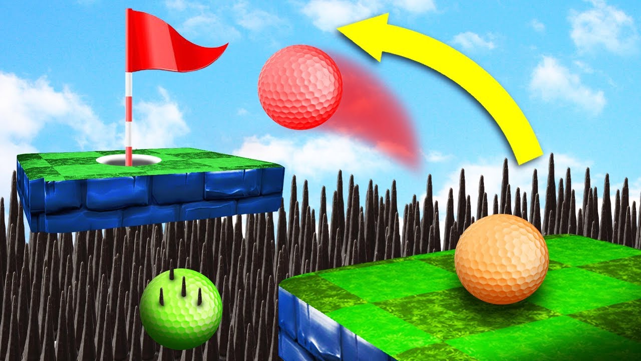 AVOID THE DEADLY SPIKE PIT! (Golf It) - YouTube