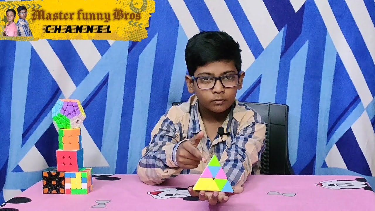 triangle rubix cube fast solving method / tamil explanation/ Solve ...