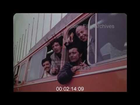 Japanese Fans Try to Get to Diego Maradona, 1980s - Archive Film 1084384