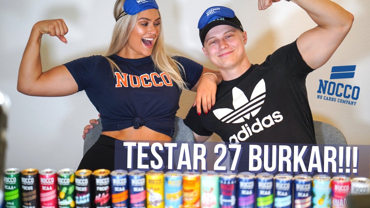 NOCCO BLINDTEST CHALLENGE MED ALLA 27 SMAKER!!! - YouTube