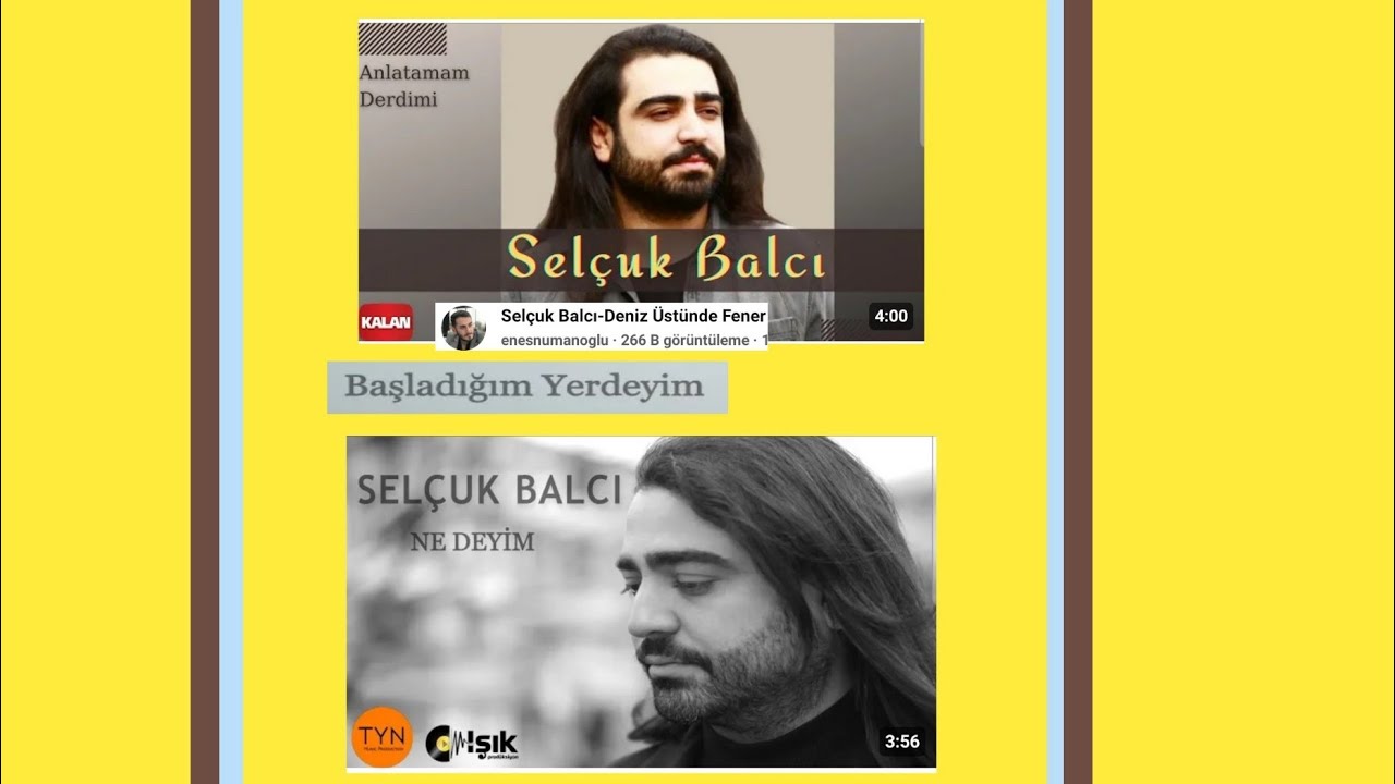 SELÇUK BALCI KARIŞIK PARÇALAR - YouTube