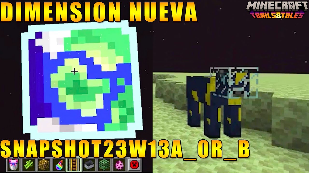 👉NUEVA DIMENSIÓN DE LA LUNA EN MINECRAFT!! 👈 MINECRAFT Snapshot 23w13a ...