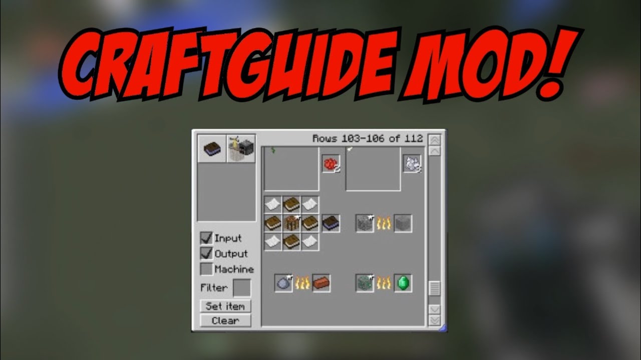 Minecraft Mod: CraftGuide! - YouTube