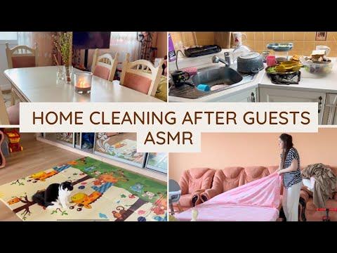 ASMR Clean With Me Home - Living Room And Bedroom Cleaning - Laundering - YouTube