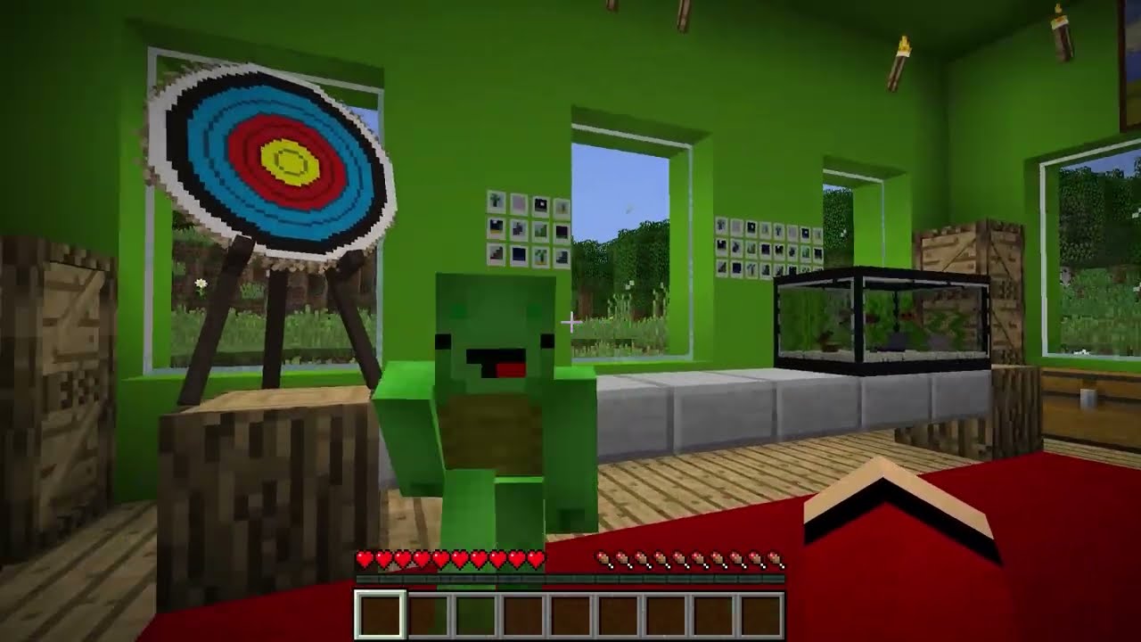 Jay Jay and Mikey HIDE from SCARY RALF.EXE in minecraft! Challenge from Maizen! - YouTube