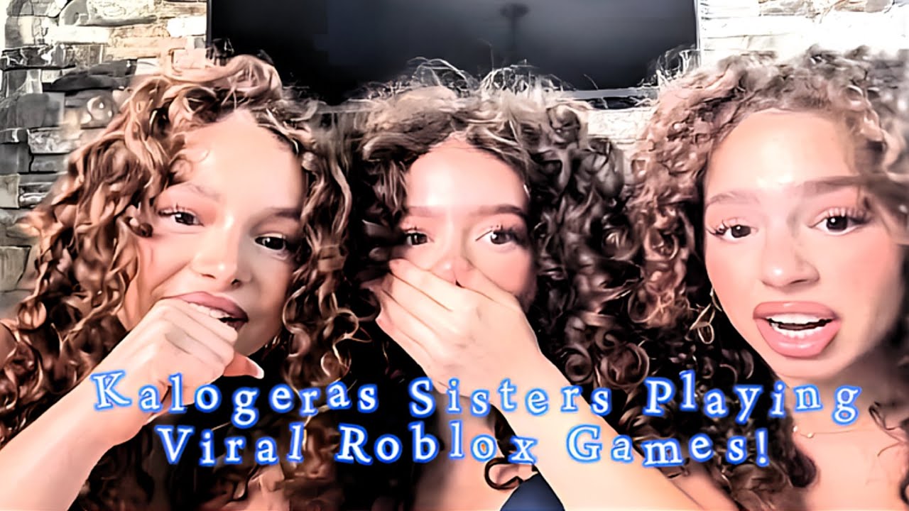 THE KALOGERA SISTERS PLAYING VIRAL ROBLOX GAMES 😭😱 || MESSY EDITION ...
