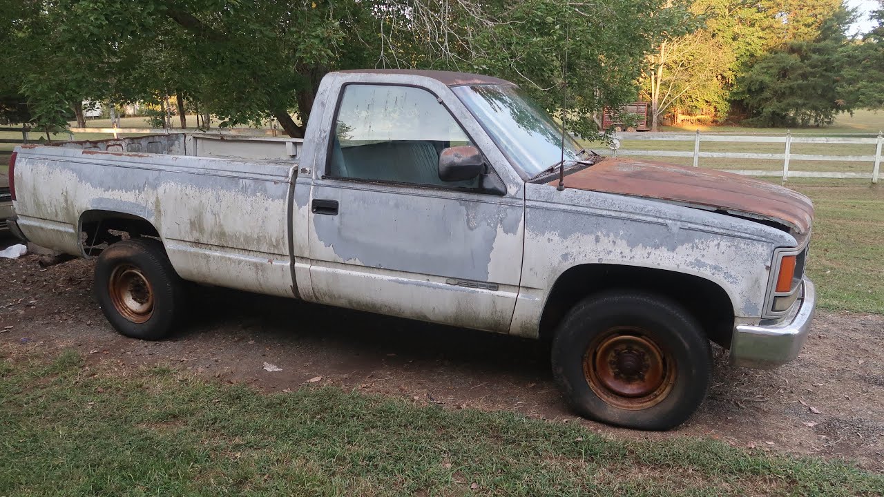 NEGLECTED Chevrolet Truck OBS body! Will it RUN AND DRIVE after 21 ...