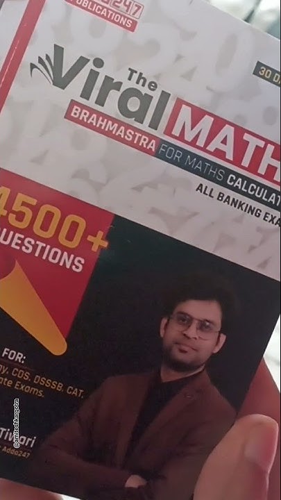 The Viral Maths Book By Navneet Sir From ADDA 247 #viralmaths #adda247 #maths @adda247 - YouTube