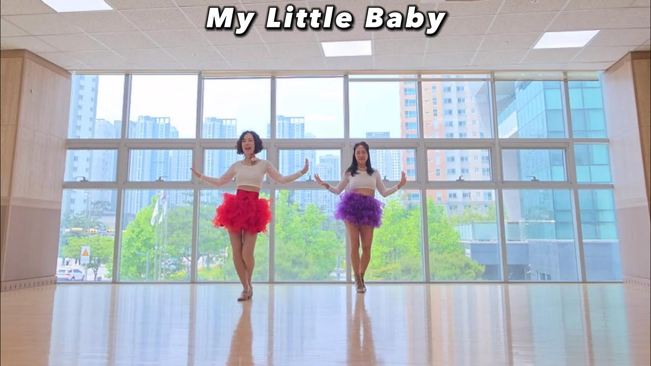 My Little Baby linedance Demo/ 마이리틀베이비 라인댄스/ Beginner/ 송도 라인댄스/ 팝 라인댄스 ...