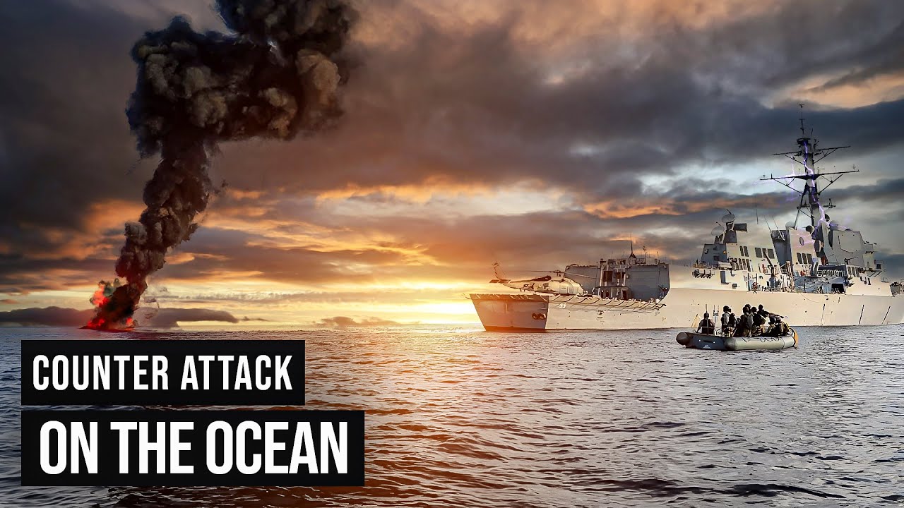 How Massive US Navy Ships Encounter Pirate Attacks On The Ocean - YouTube