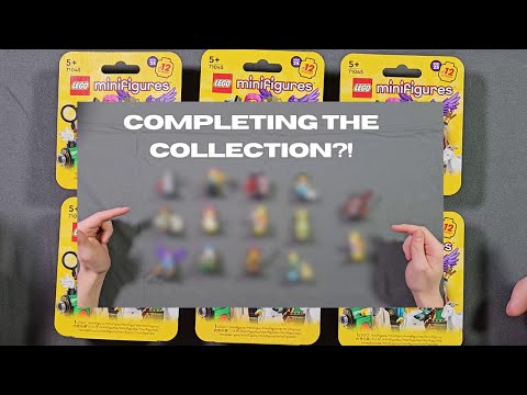 Completing my Lego minifigure collection! ASMR (series 25)