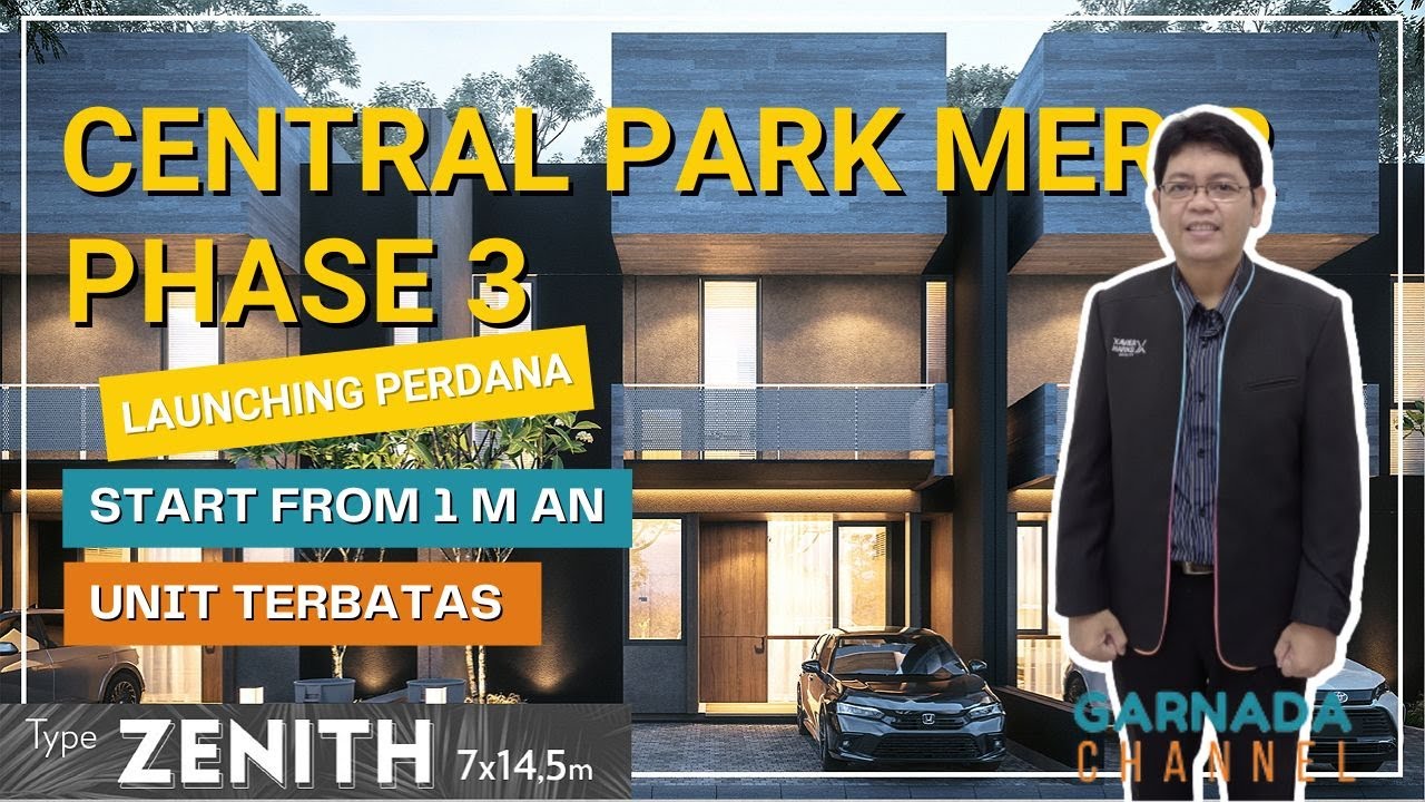 Launching Rumah Contoh Central Park Merr Phase Tahap 3 Tipe Zenith ...