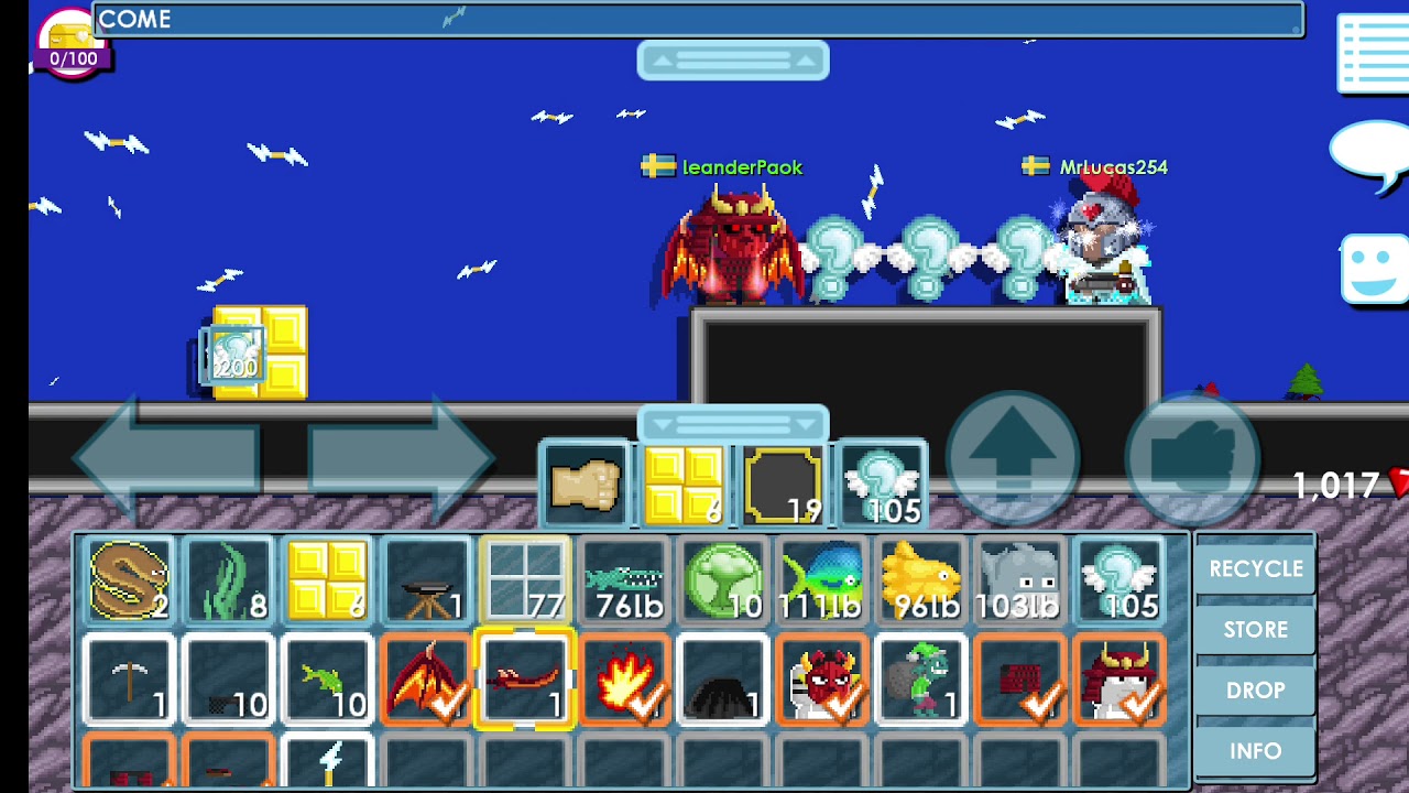 Growtopia| Pink Teeny wings #2 - YouTube