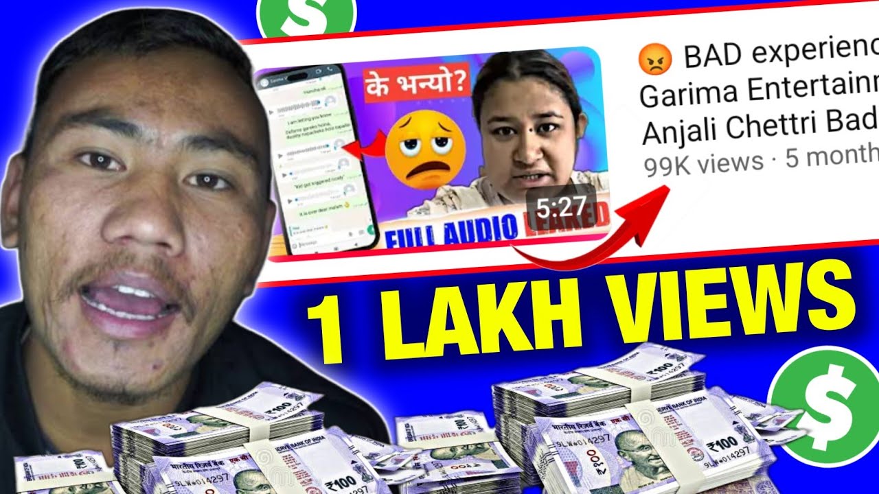 100k Views Hit 😃 - Thank You Garima Entertainment Fans, Anjali Chettri ...