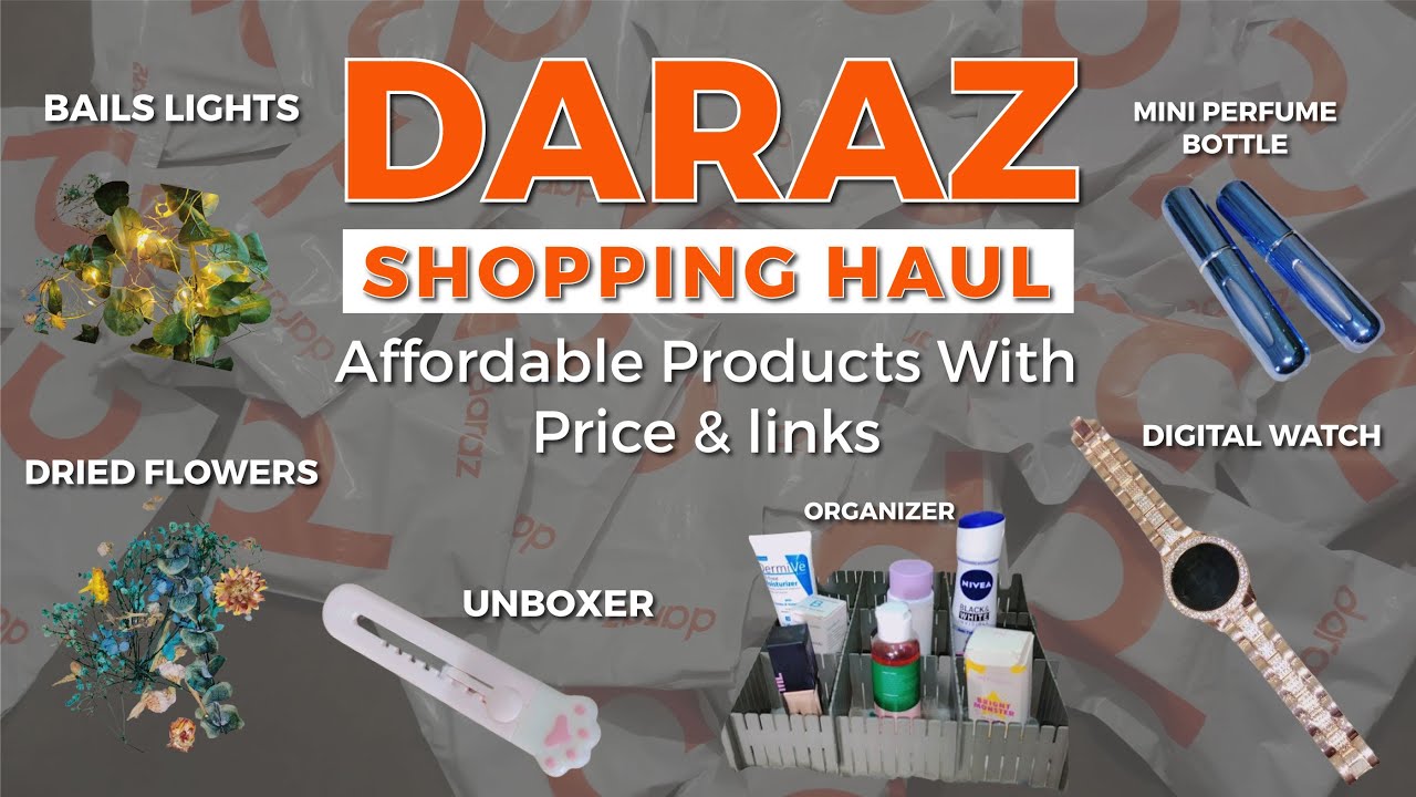 Daraz Shopping Haul 2024 | Affordable Daraz viral products | Daraz ...