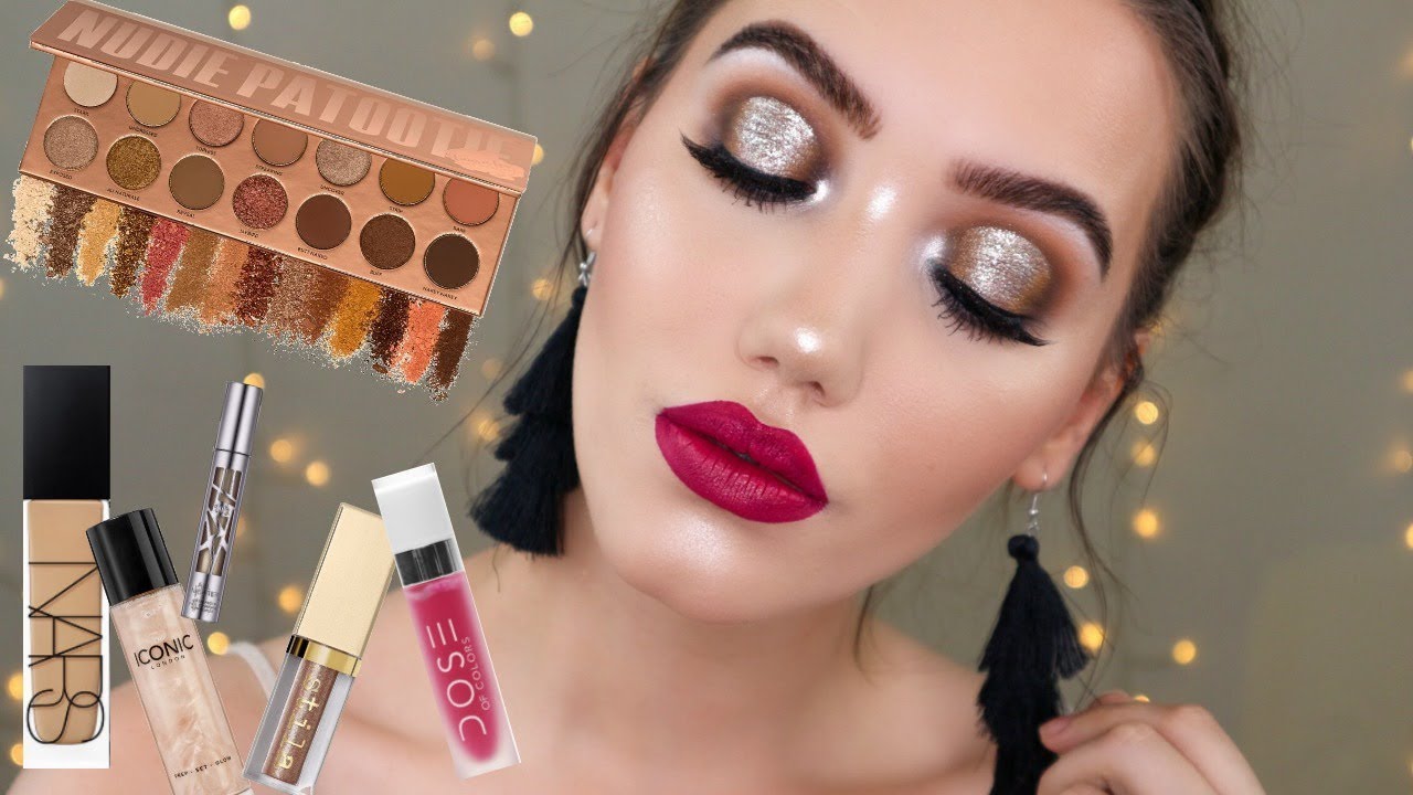 LONG LASTING GLAM PROM MAKEUP TUTORIAL USING LAURA LEE NUDIE PATOOTIE ...