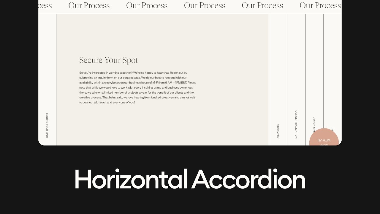🔴 LIVE - Horizontal Accordion Interaction in Webflow - YouTube