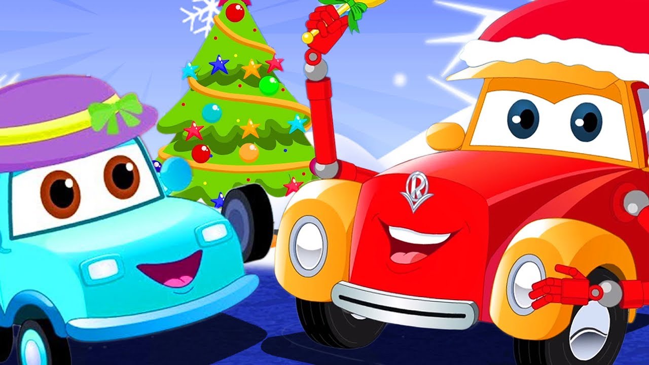 Runaway Christmas Tree | Super Car Royce Cartoon Videos - YouTube