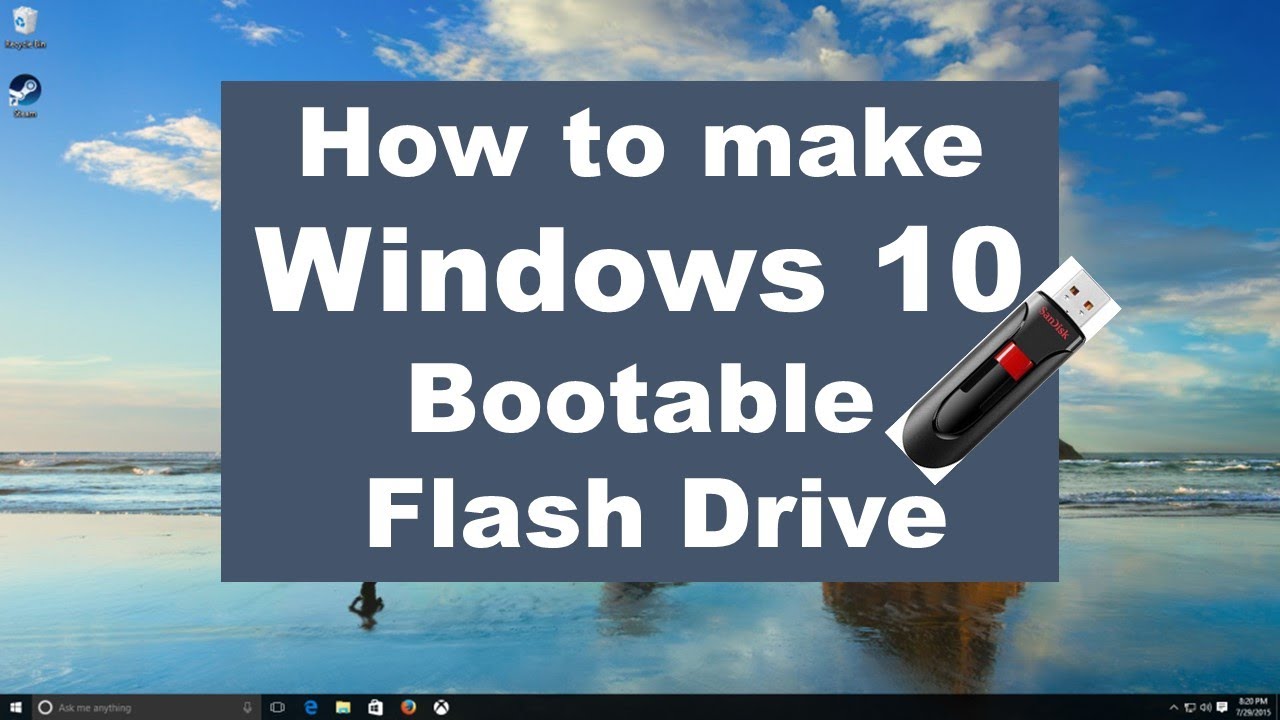 How to create a Windows 10 bootable USB drive using Rufus - YouTube