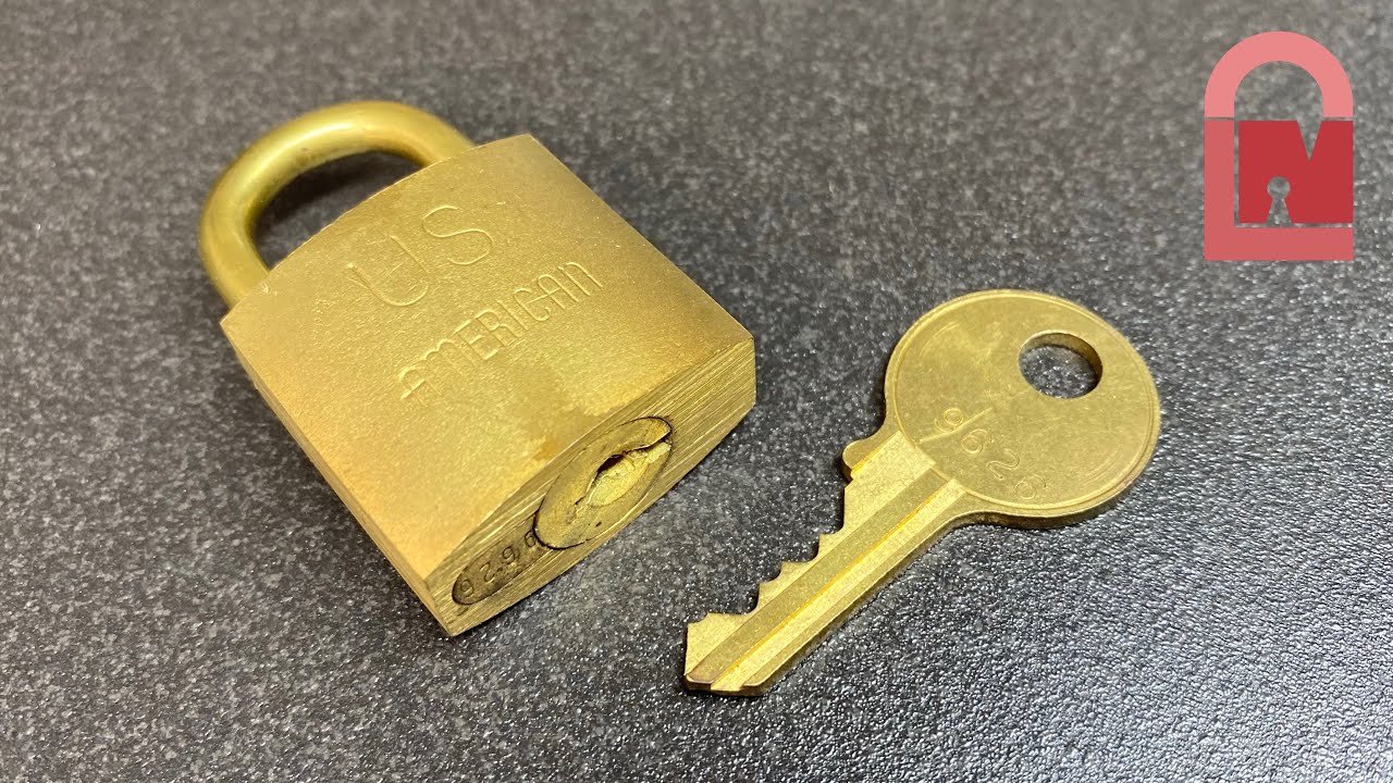 American USA Military Padlock Picked - YouTube