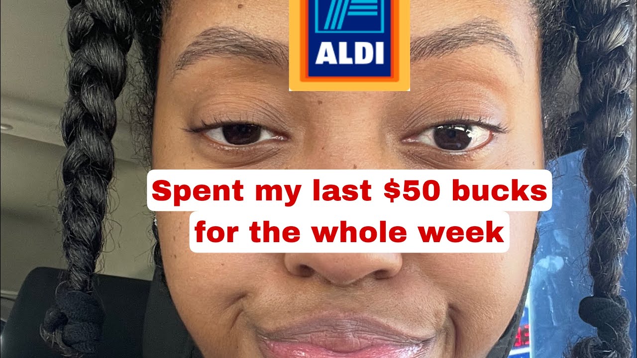 section 8 baddie : spending my last $50 bucks in Aldi - YouTube
