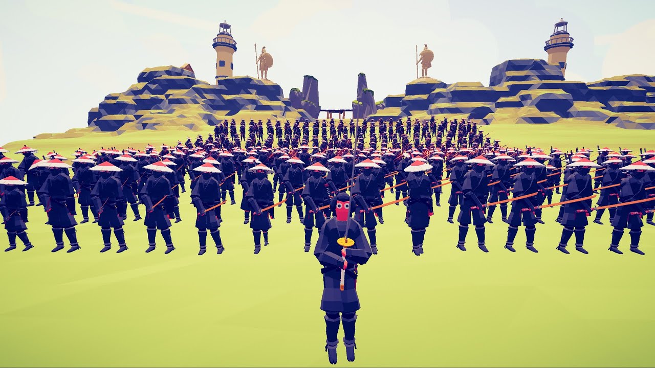 150x NINJA SIEGE MEDIEVAL VILLAGE - Totally Accurate Battle Simulator ...