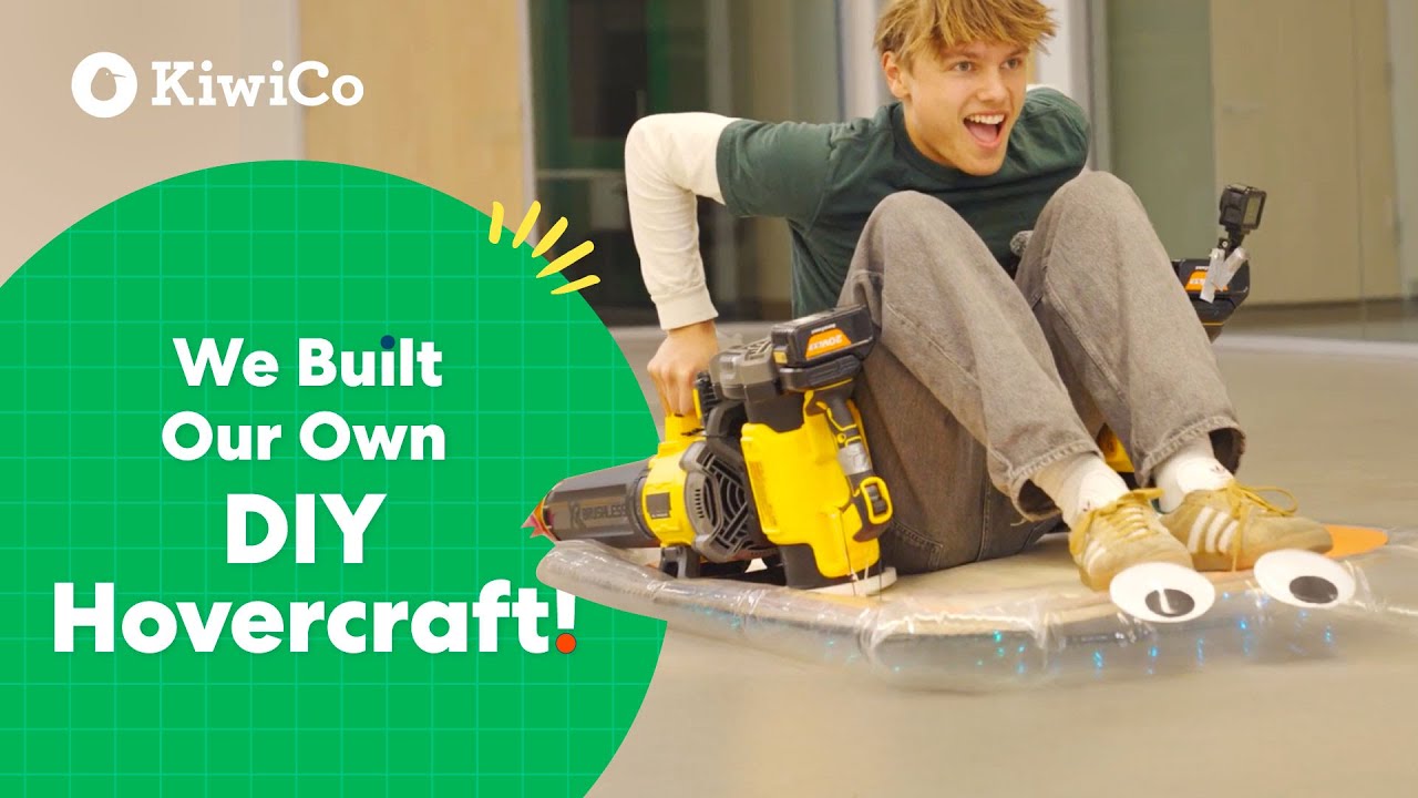 We Built Our Own DIY Hovercraft | KiwiCo - YouTube