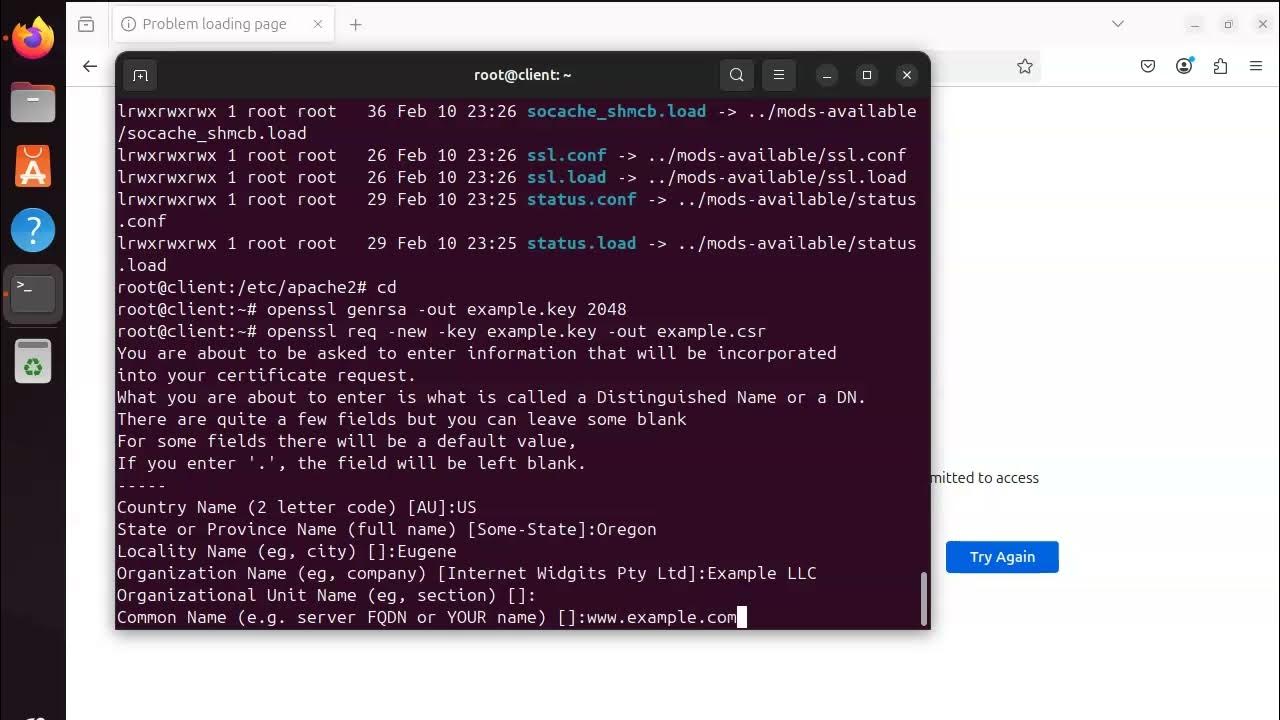 Configuring Apache2 to use HTTPS on Ubuntu Linux - YouTube