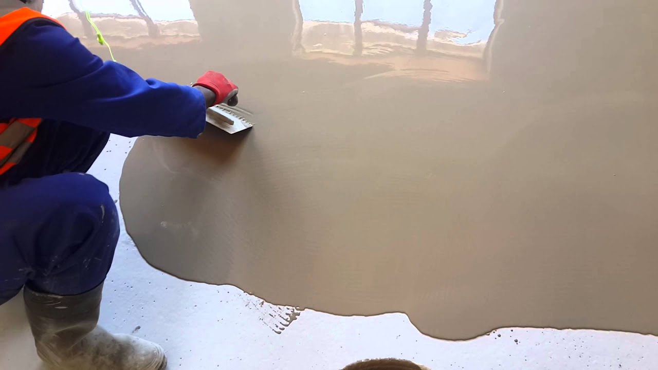 Mapei Floor Screed - YouTube