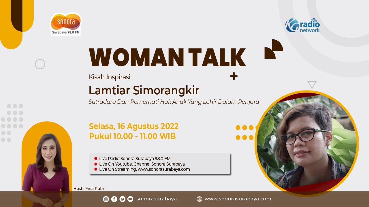 KISAH INSPIRASI LAMTIAR SIMORANGKIR | WOMAN TALK | 16 AGUSTUS 2022 - YouTube