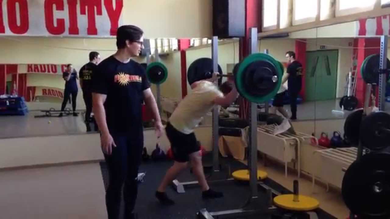 Squat Rene 105kg - YouTube