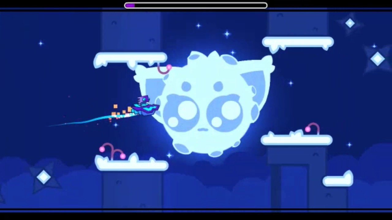 MOONLIGHT Geometry Dash/Прохождение уровня Геометри Дэш - YouTube