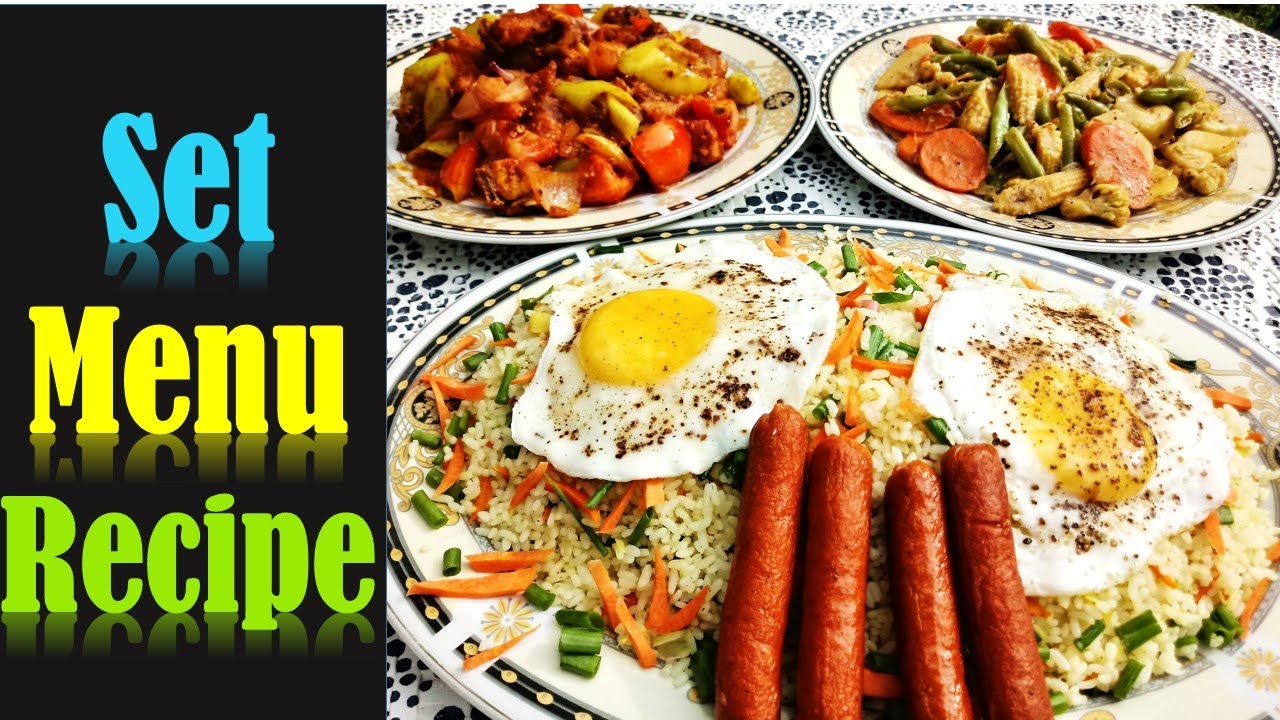 Set Menu | Best Set Menu | Set Menu For 2 | Restaurant Style Set Menu ...