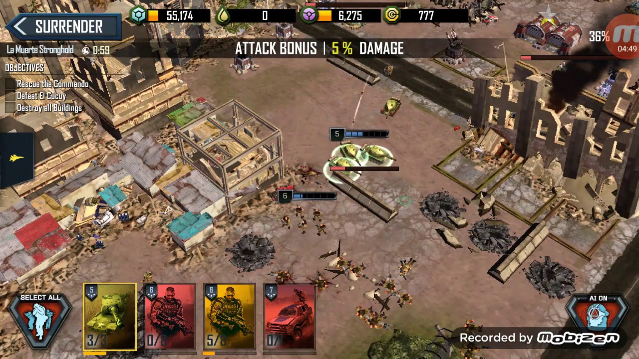 rise of la muerte rogue assault war commander - YouTube