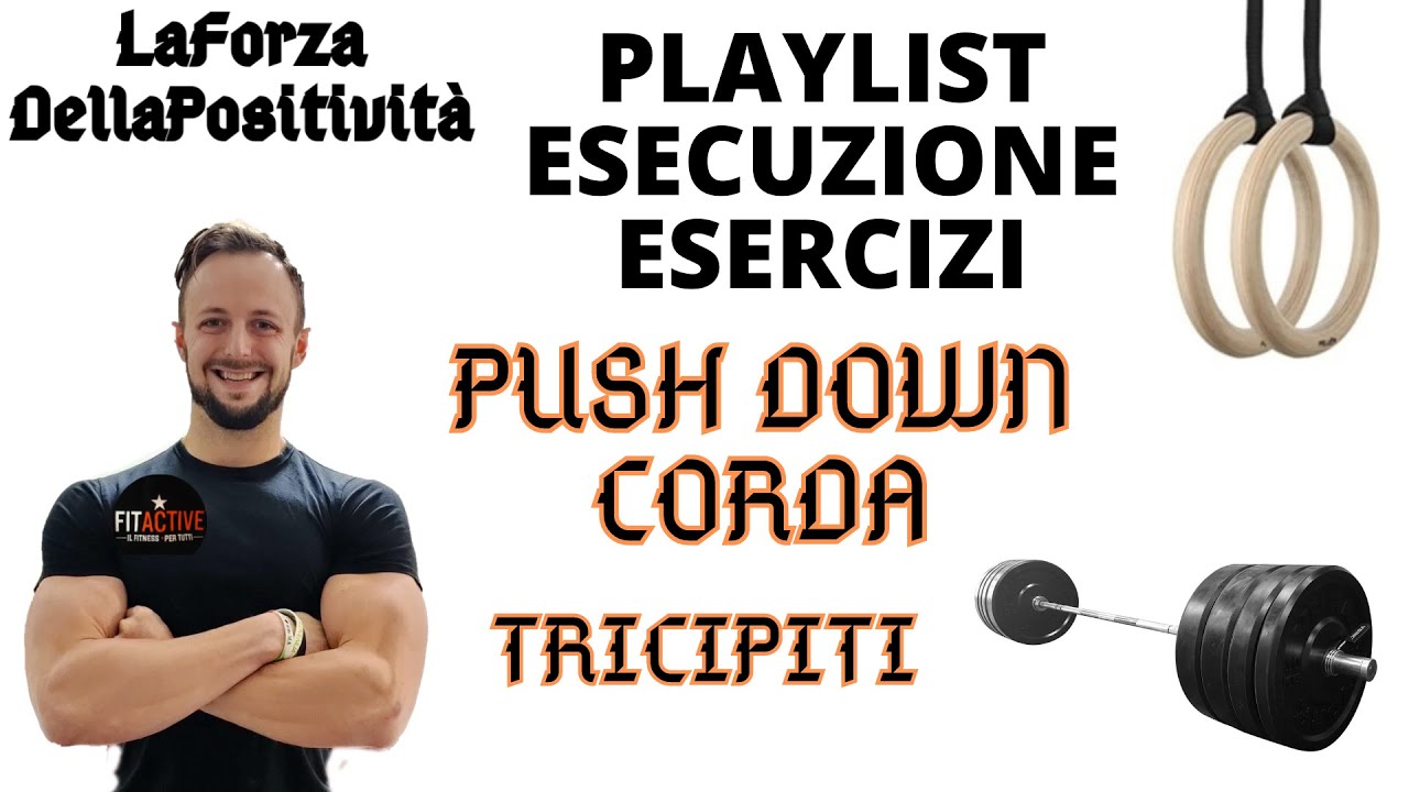 PUSH DOWN CORDA - TRICIPITI - YouTube